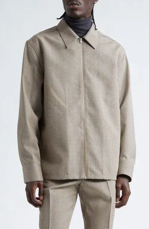 【美品】JIL SANDER WOOL FLANNEL SHIRT JACKET Jil Sander - Oversized Wool-Flannel Overshirt - Neutrals Jil Sander